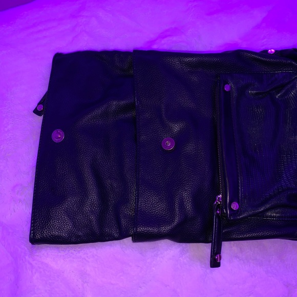 Topshop | Bags | Topshop Faux Leather Foldover Backpack | Poshmark